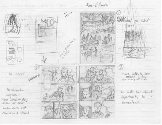 A Comic in Process: from Thumbnails to Finished | Karen Gillmore Art