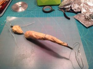 Mermaid Maquette: Armature | Karen Gillmore Art