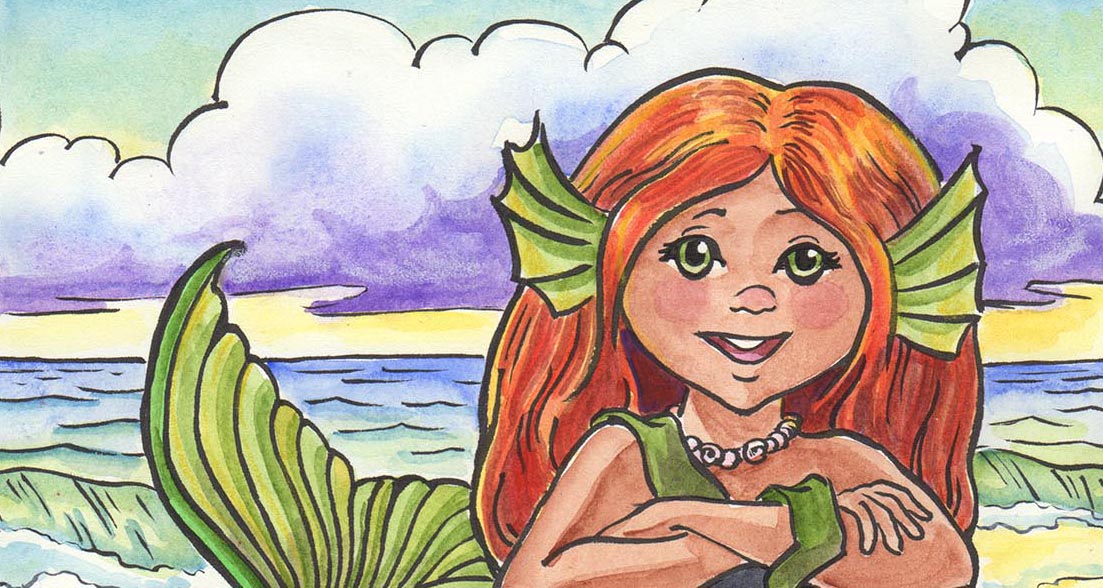A Mermaid Sprite | Karen Gillmore Art