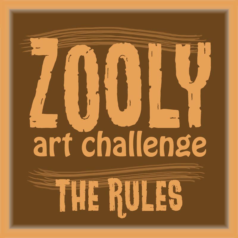 Zooly Art Challenge Rules! | Karen Gillmore Art